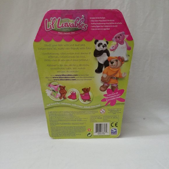 Lil Luvables | Toys | Lil Luvables Fluffy Factory Bears Pattern Motif ...